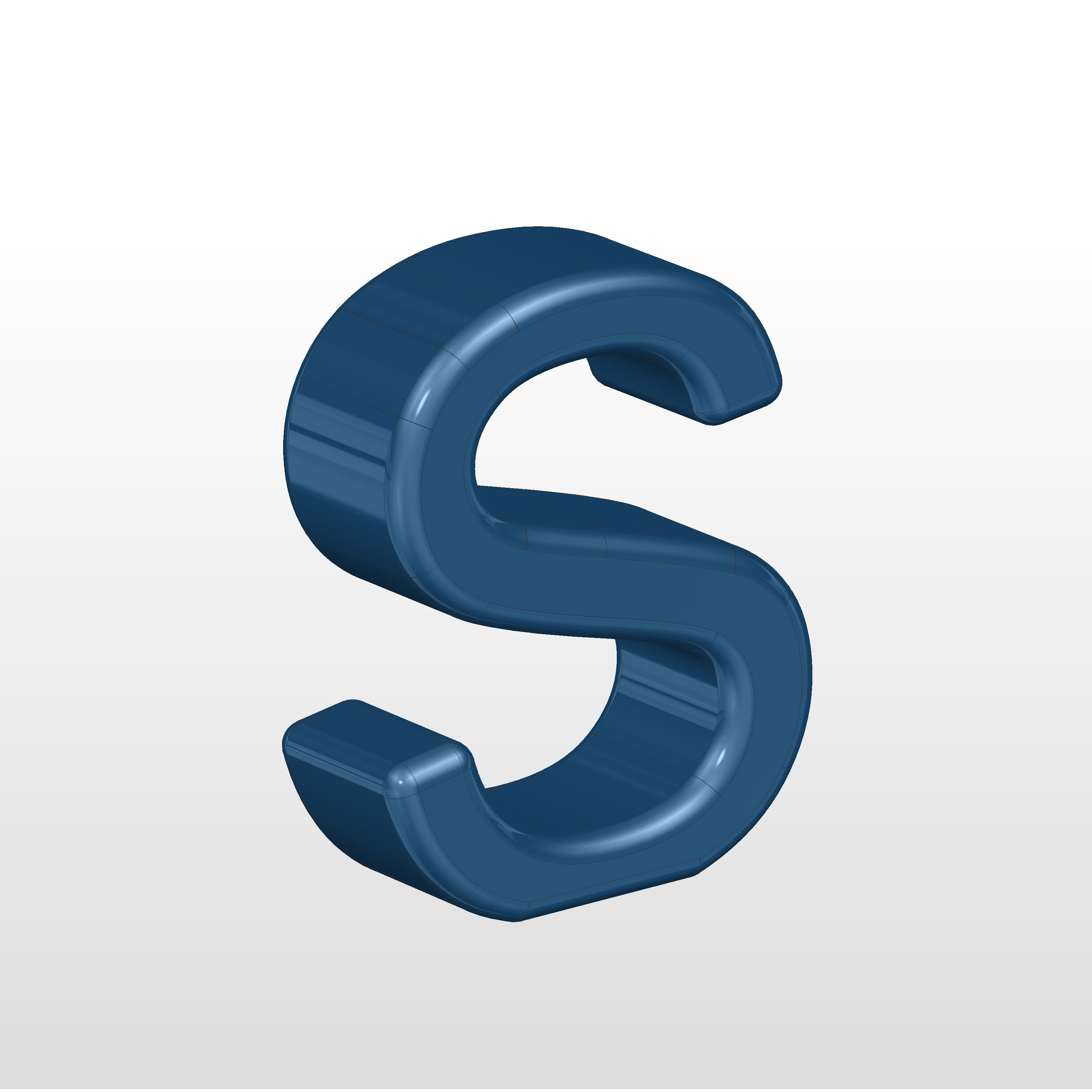 3D printable alphabet models 3D model 3D printable | CGTrader