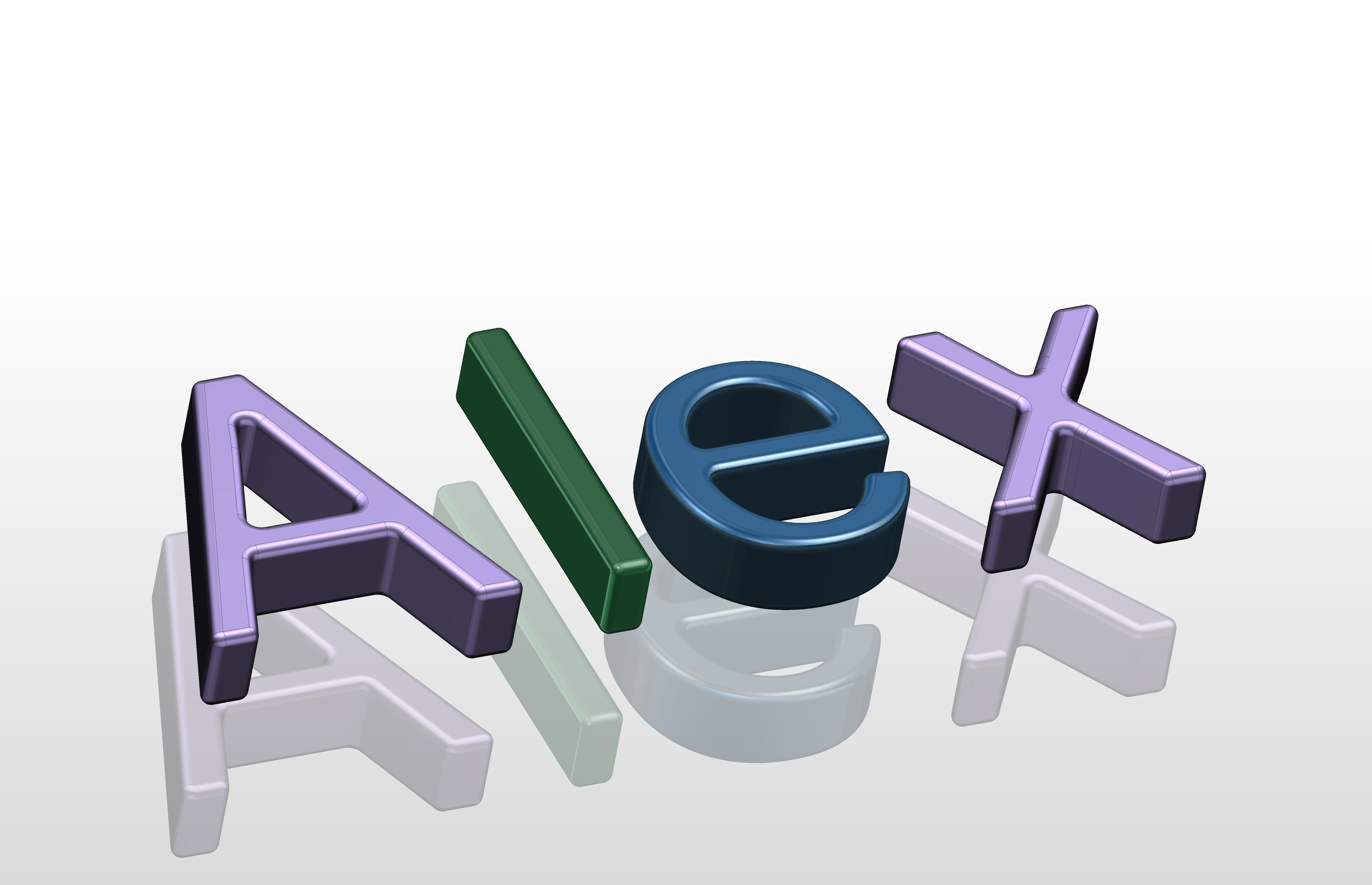 3D printable alphabet models 3D model 3D printable | CGTrader