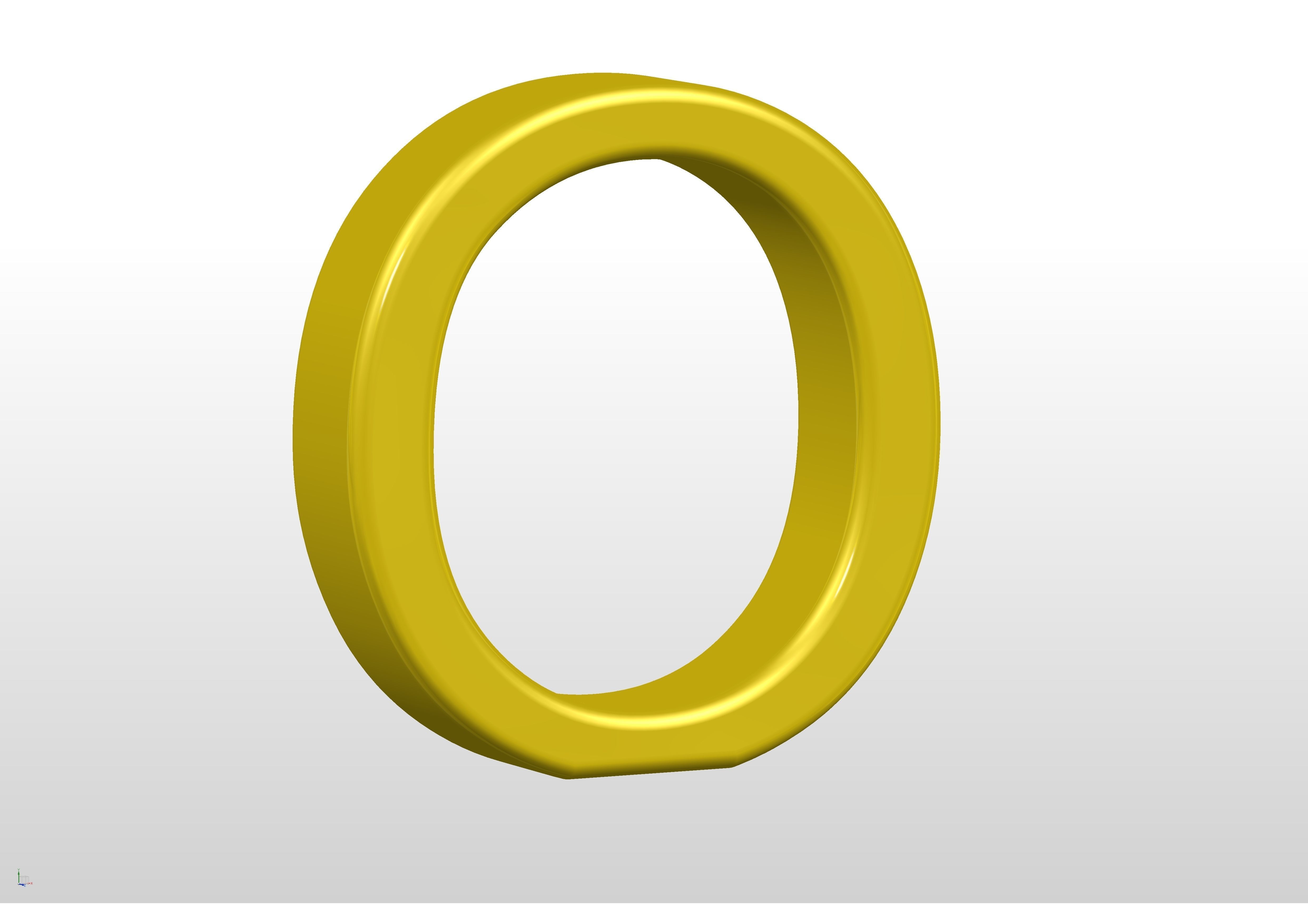 3D printable alphabet models 3D model 3D printable | CGTrader