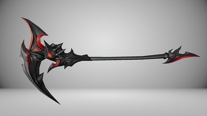 3D model Futuristic Scythe VR / AR / low-poly | CGTrader