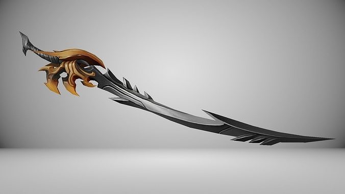 3D model Futuristic Sword VR / AR / low-poly | CGTrader