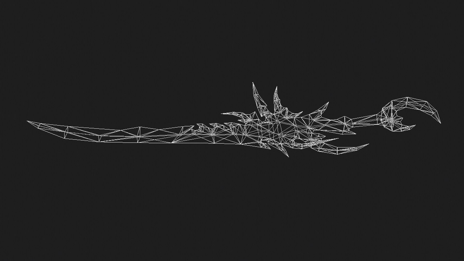 3D model Futuristic Sword VR / AR / low-poly | CGTrader