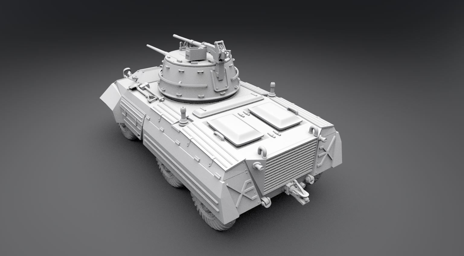 M8 Greyhound Scale model 3D model 3D printable | CGTrader