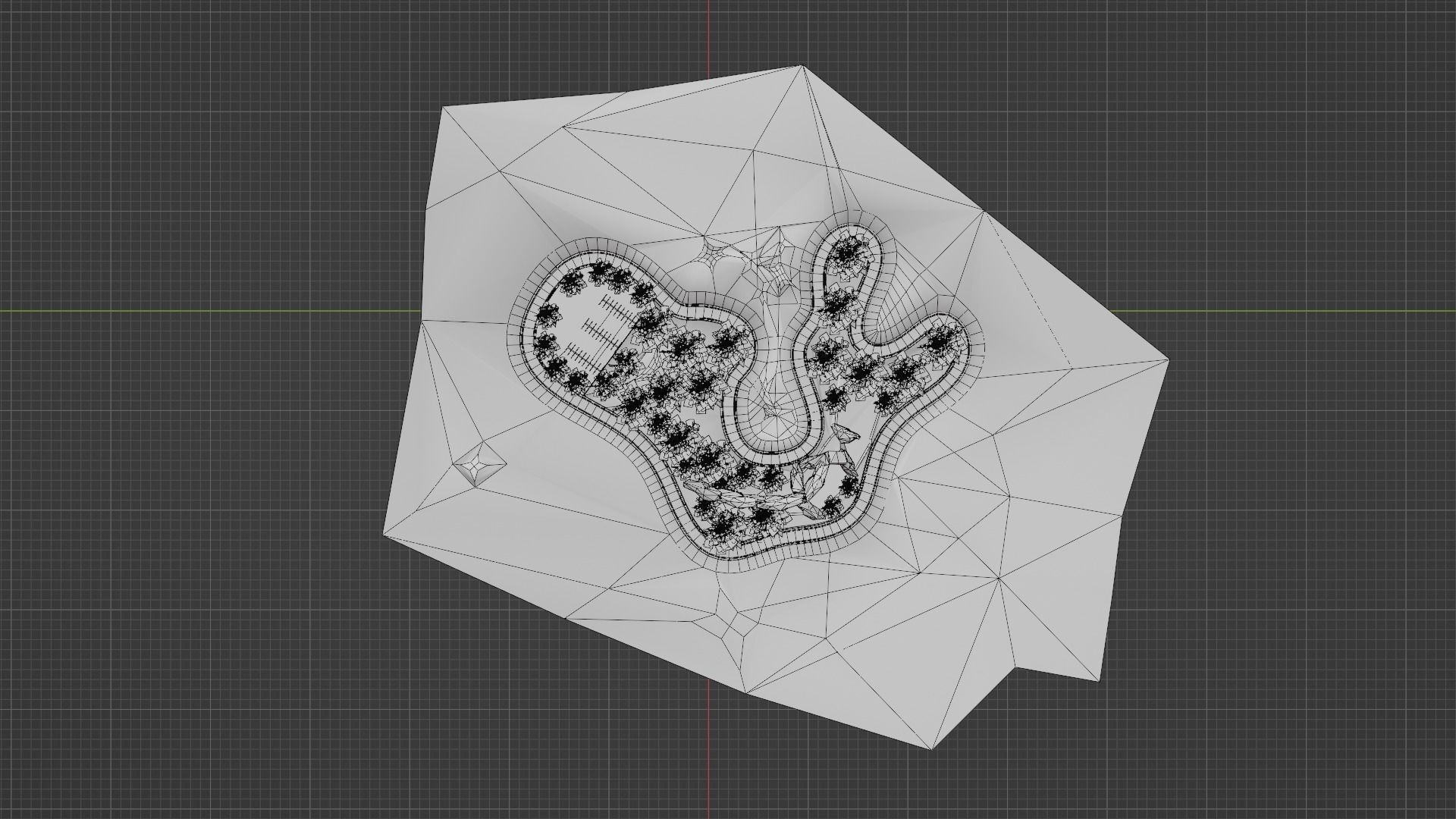 3D model Mountain Drift Map For Mobile - VR / AR / low-poly | CGTrader