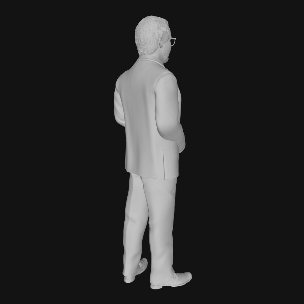 MAN IN SUIT- OFFICER- BUSINESS MAN- BUREAUCRAT- CEO- CFO- CTO 3D model ...