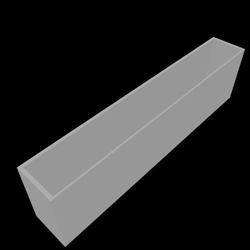 PLANT POT - RECTANGULAR PLANT POT- FLOWER POT- GARDEN- GARDENING 3D ...