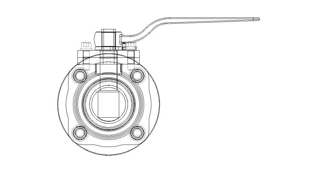 Flanged Ball Valve Assembly free 3D model rigged | CGTrader