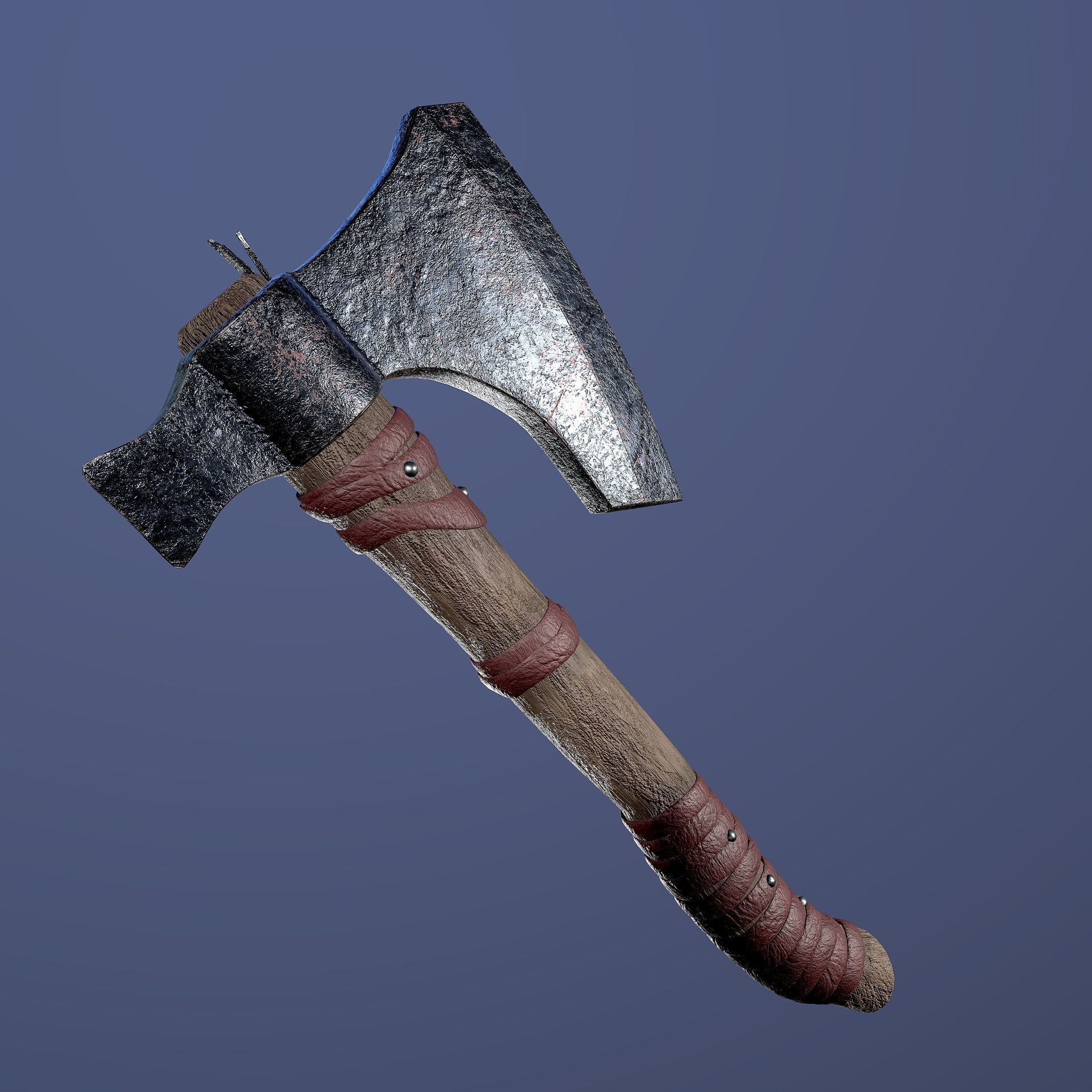 3D model Battel Axe VR / AR / low-poly | CGTrader