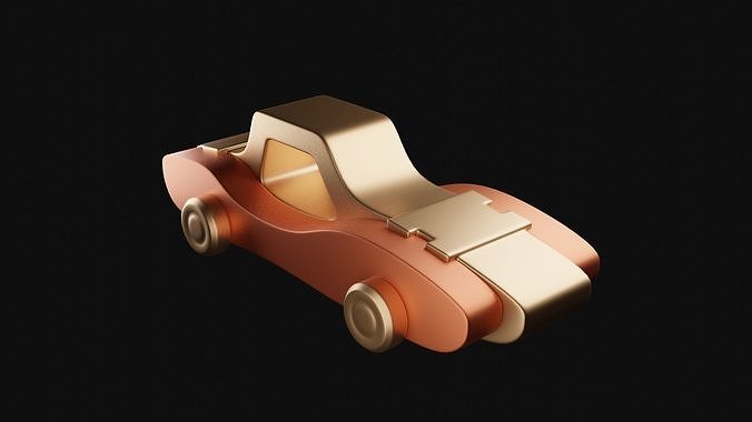 Toy 3D Car 3D model 3D printable | CGTrader