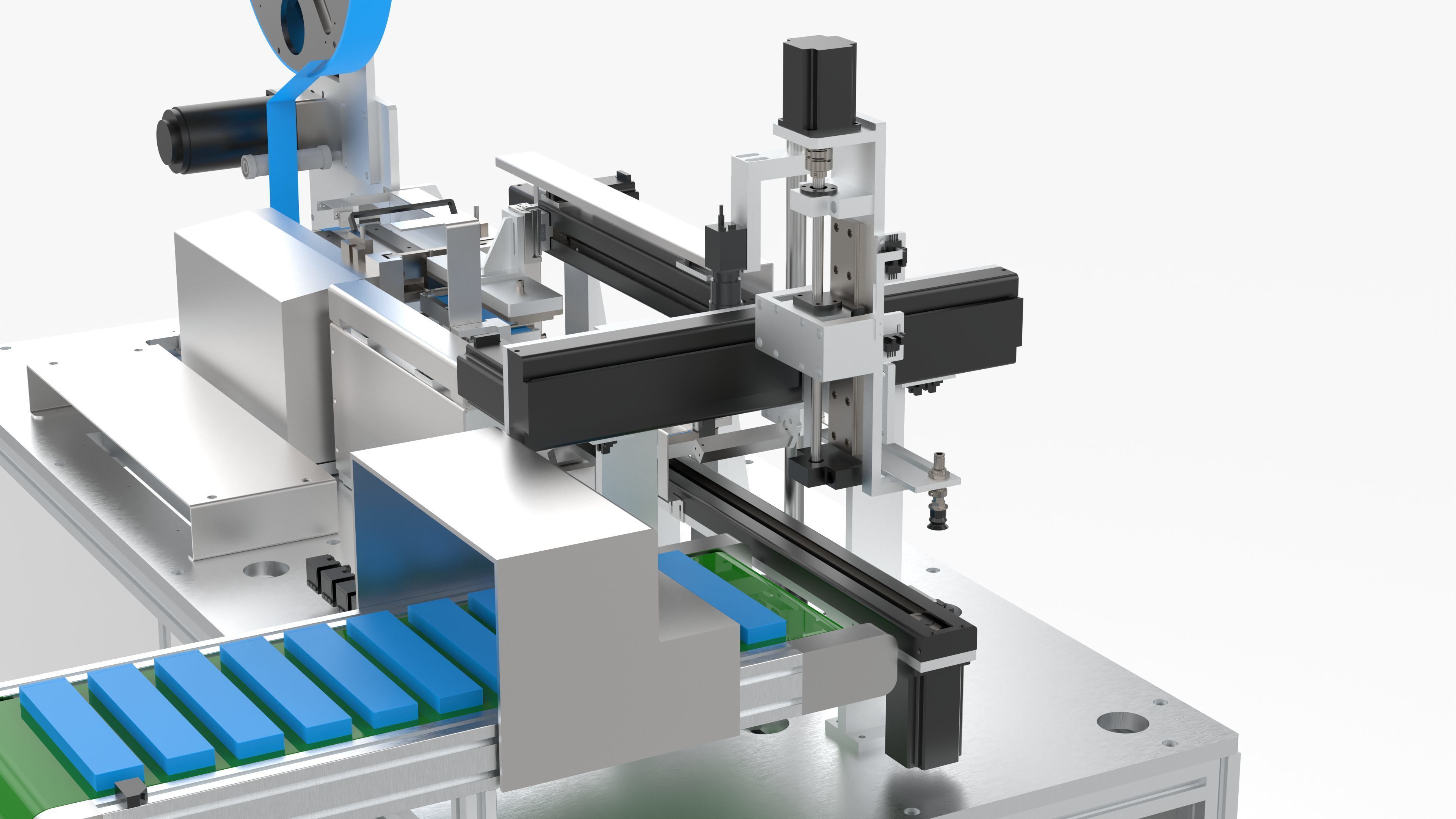 Automatic Wire Fixed Length Cutting Inspection Machine 3D model | CGTrader