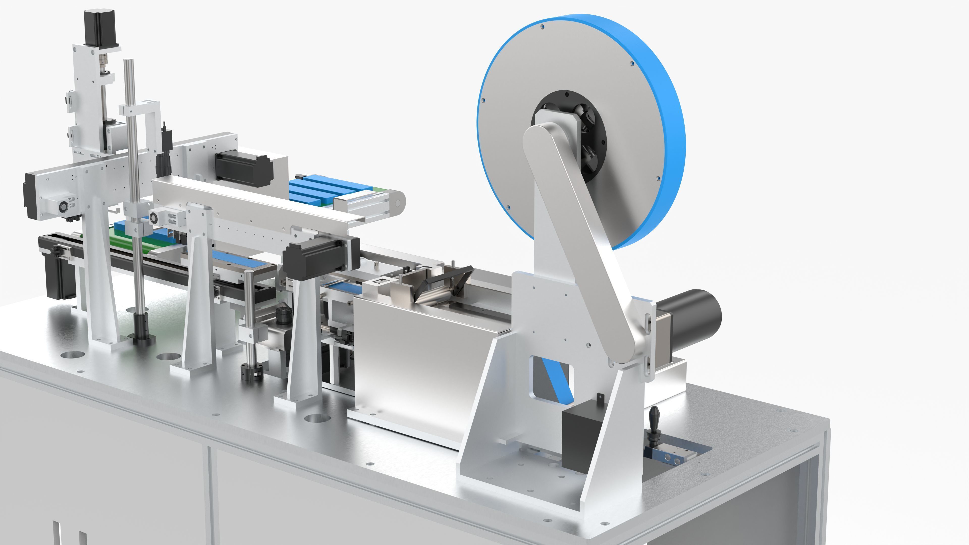 Automatic Wire Fixed Length Cutting Inspection Machine 3D model | CGTrader