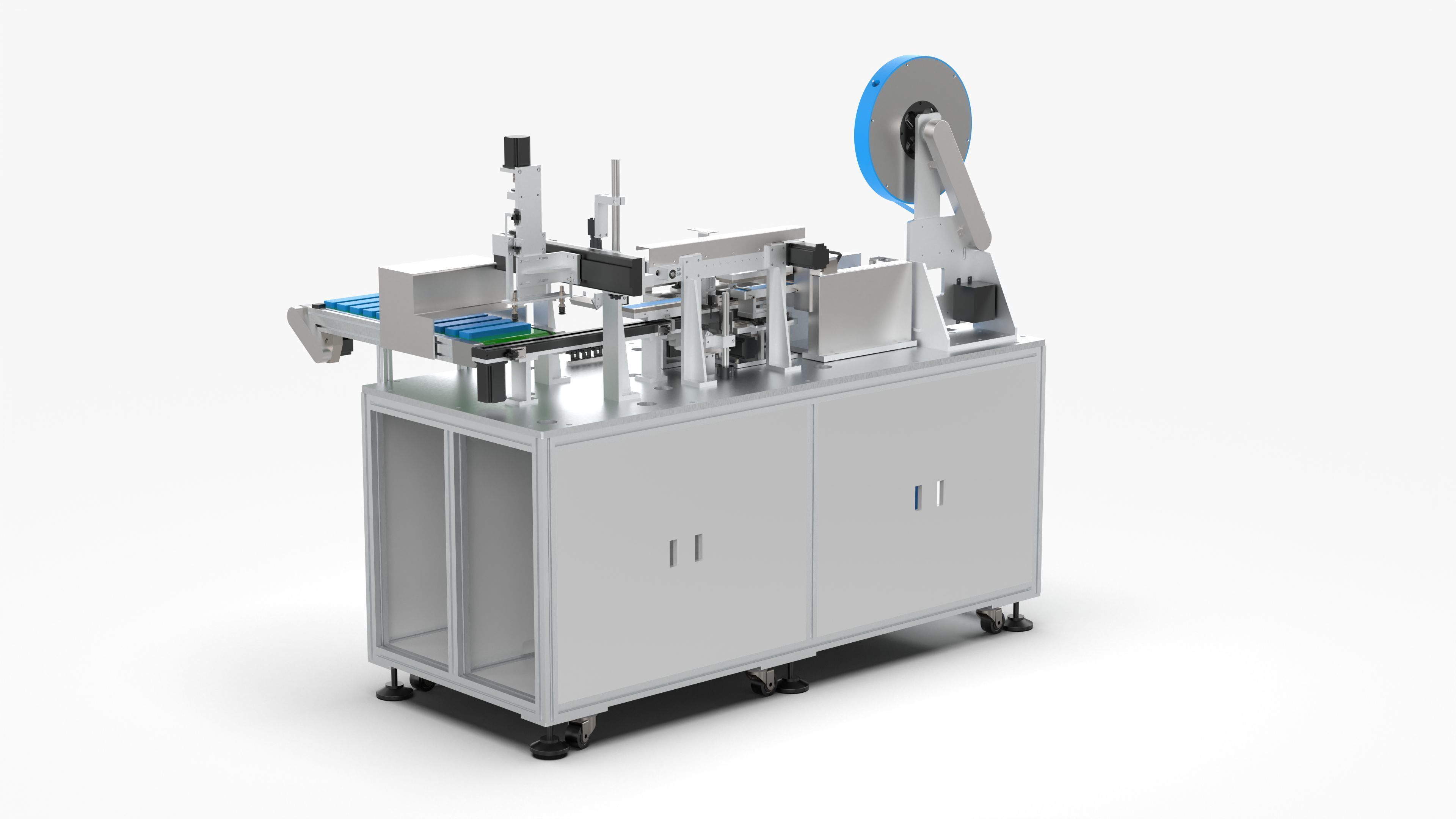 Automatic Wire Fixed Length Cutting Inspection Machine 3D model | CGTrader