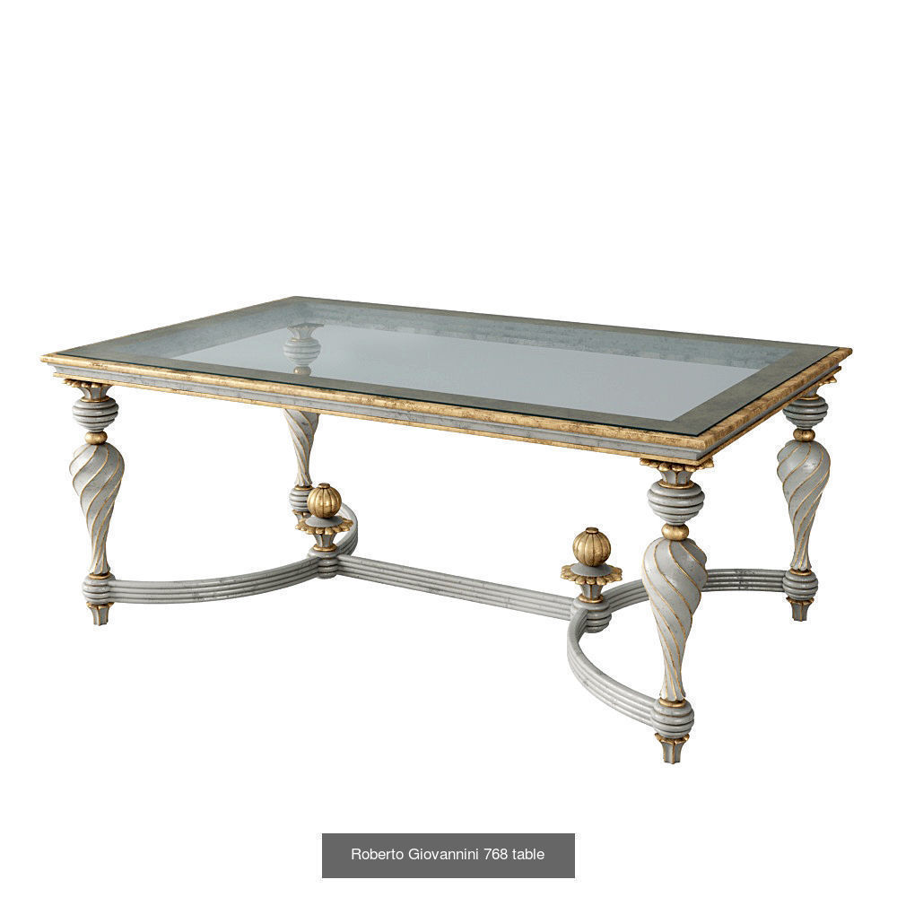 Roberto Giovannini tables pouf and consoles collection | CGTrader