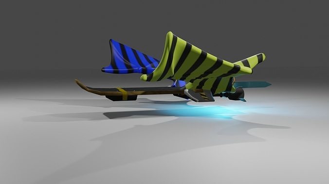 3D model HOVERBOARD WITH MING VR / AR / low-poly | CGTrader