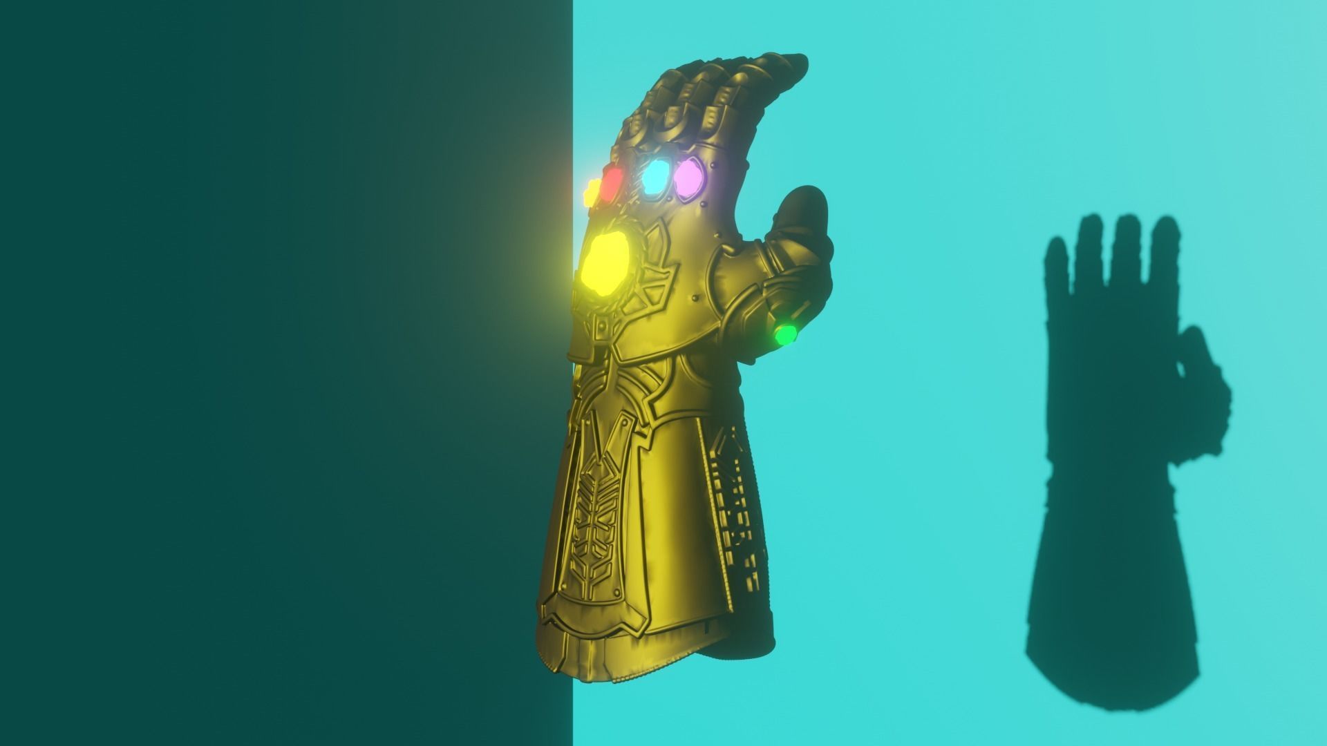 Thanos Infinity Gauntlet Marvel 3D model 3D model | CGTrader