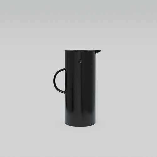 3D model Classic Thermos Jug Black VR / AR / low-poly | CGTrader