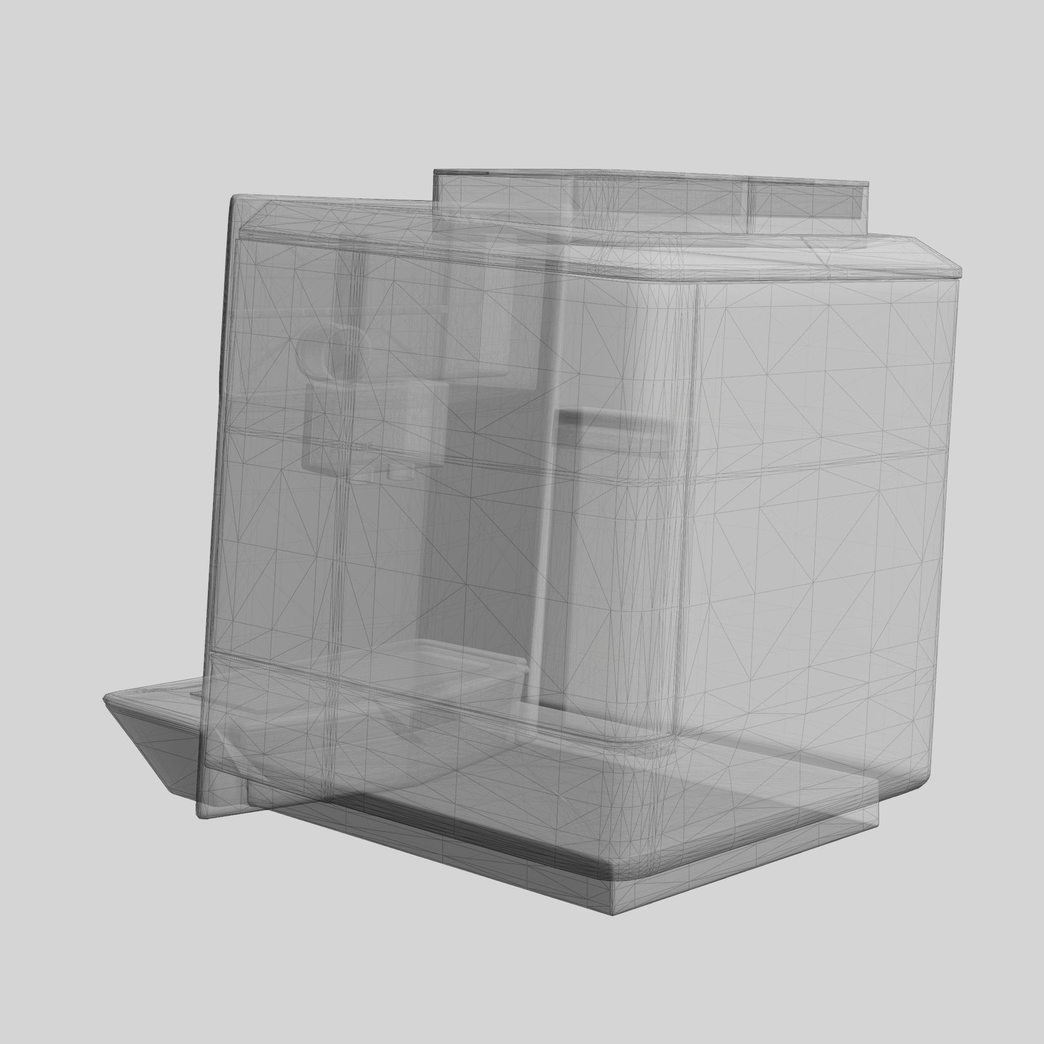 3D model Fully Automatic Espresso-Coffee Machine EQ9 S700 Stainless ...