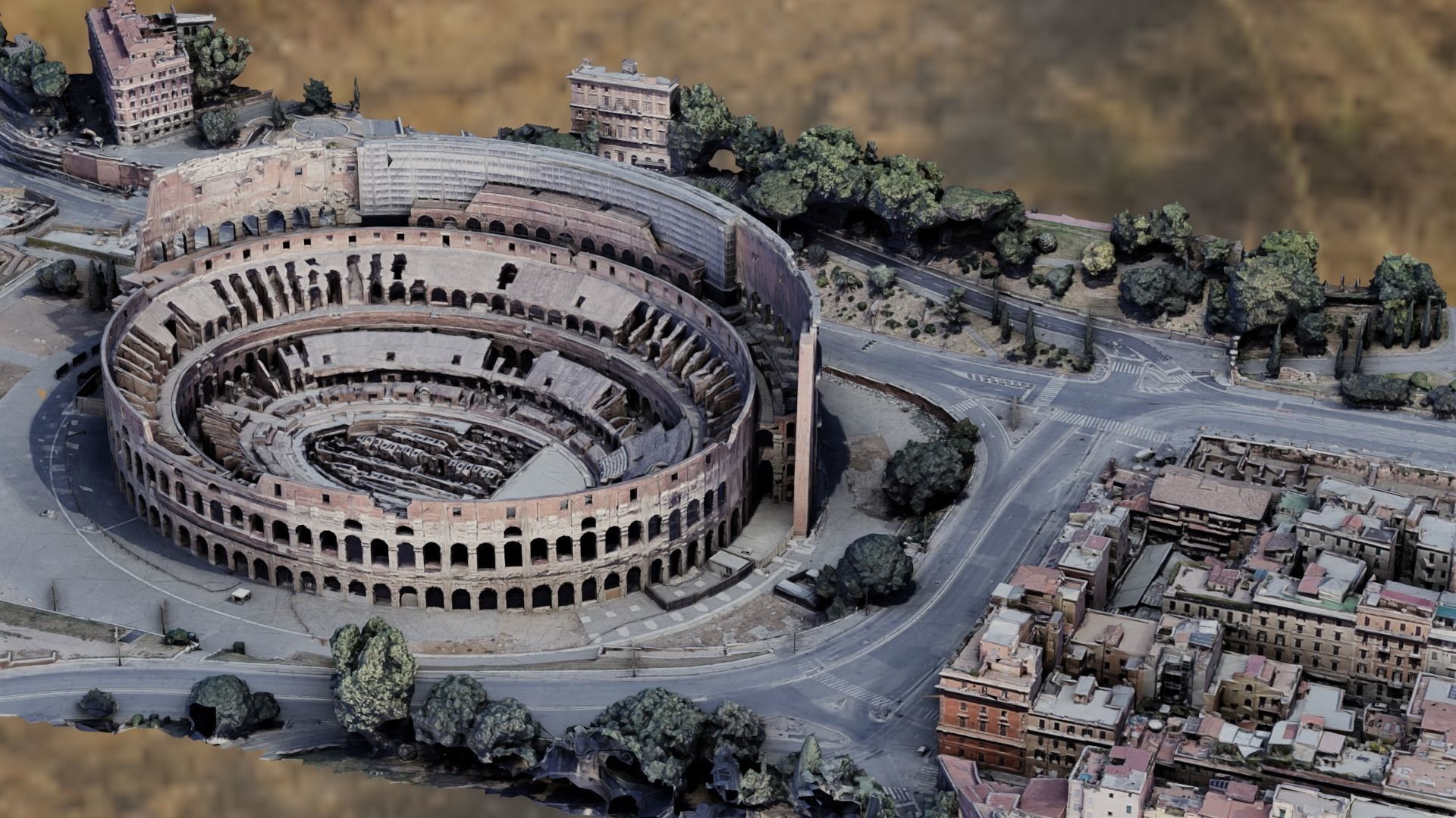 3D model The Colosseum Detailed - Rome VR / AR / low-poly | CGTrader