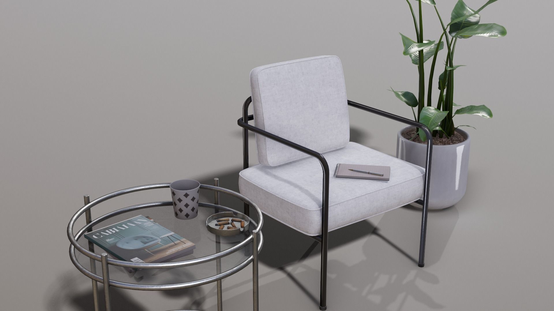 3D model Furniture Lobby VR / AR / low-poly | CGTrader