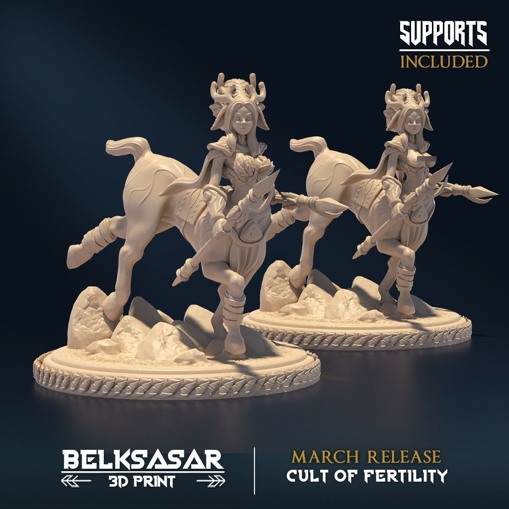 Midday Cervitaur C Topless and Normal 3D model 3D printable | CGTrader