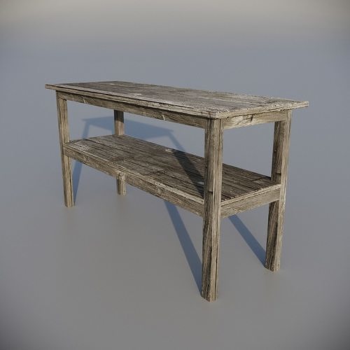 Table Old 3D model | CGTrader