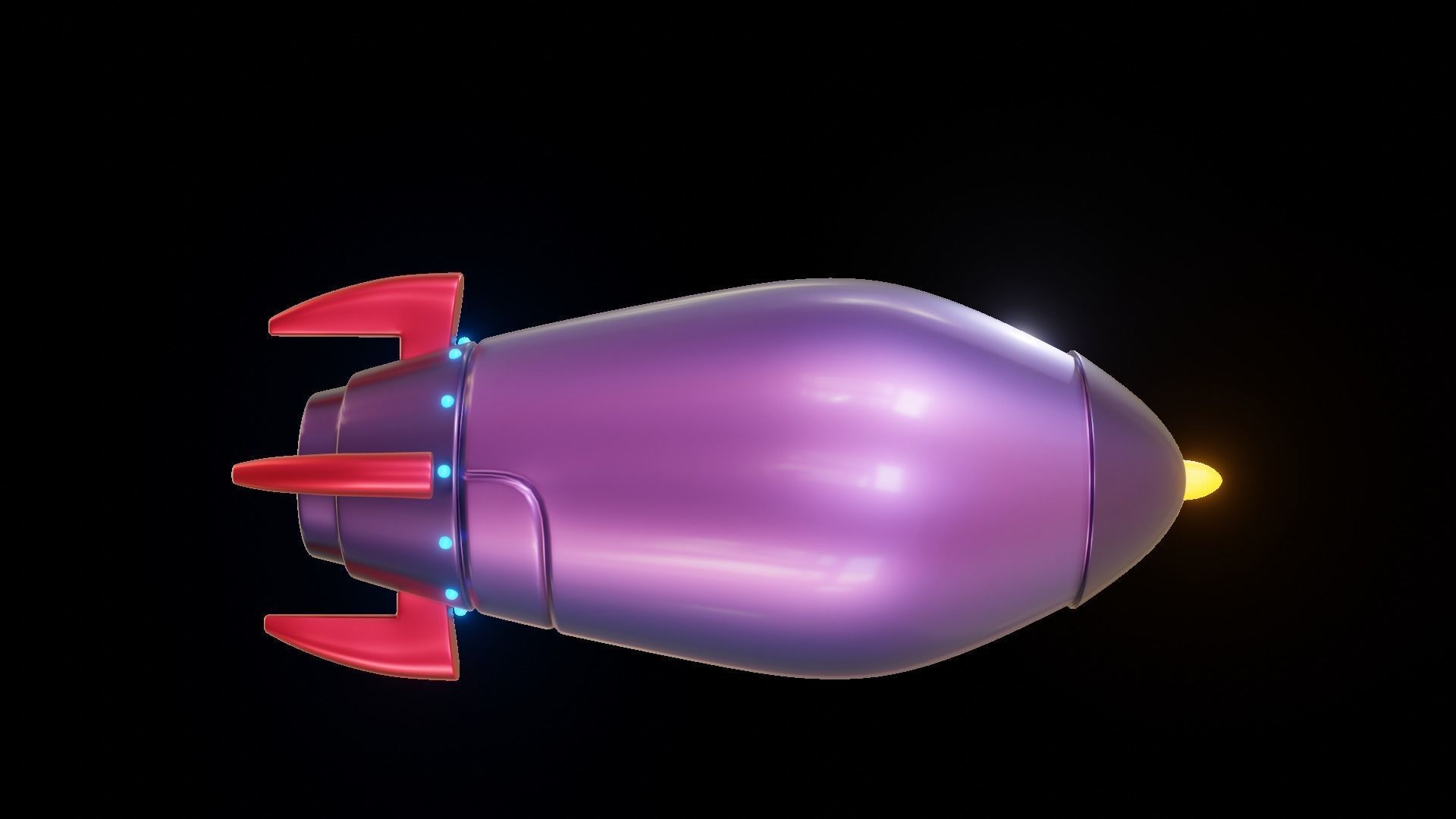 3D model Stylized low poly Rocket 3D model VR / AR / low-poly | CGTrader