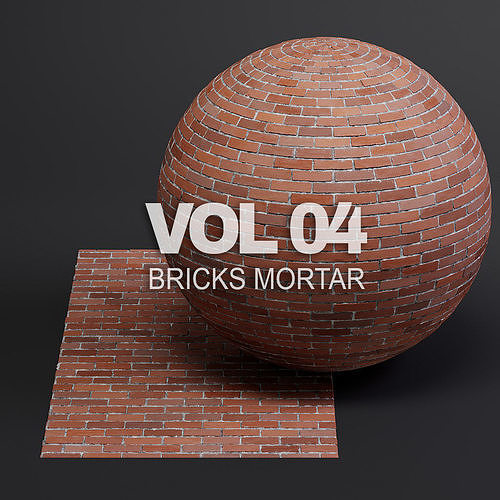 Texture Bricks vol04 Mortar 8K Seamless PBR Materials VR / AR / low ...