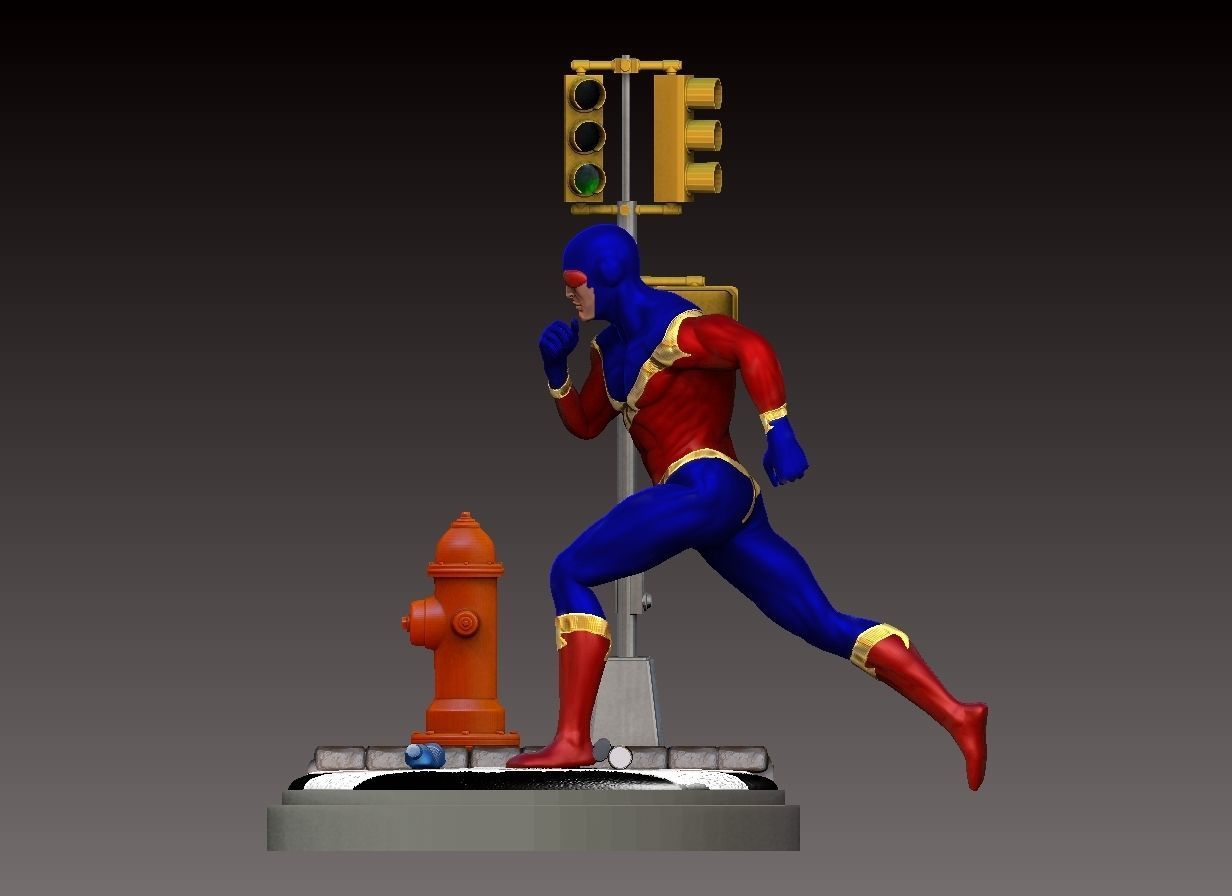 Speed Demon from Marvel Comics 3D model 3D printable | CGTrader