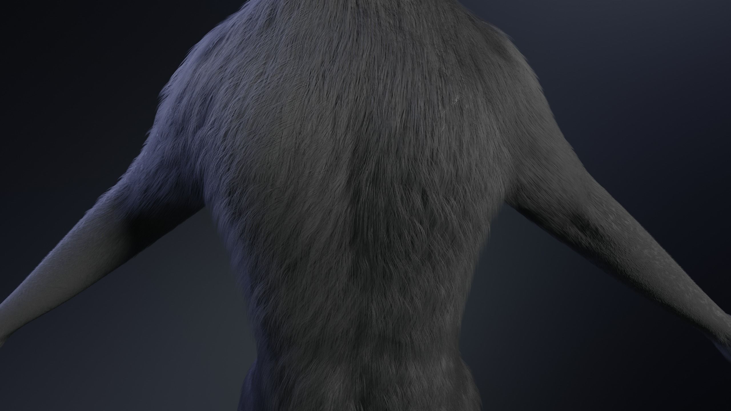 Fenrir Anthro Wolf 3D model rigged | CGTrader