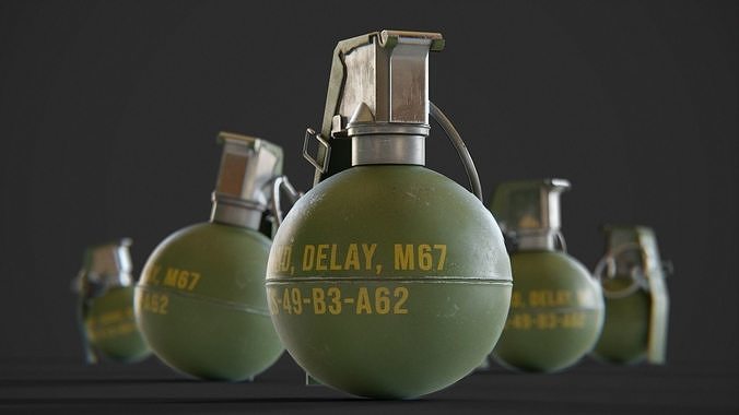 3D model M67 Grenade VR / AR / low-poly | CGTrader