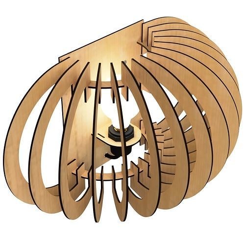 WALL LIGHT STL AND DXF FILES 3 3D model 3D printable | CGTrader