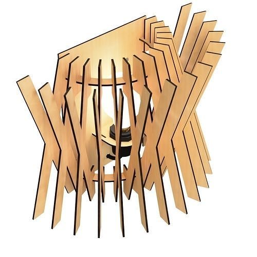WALL LIGHT STL AND DXF FILES 7 3D model 3D printable | CGTrader