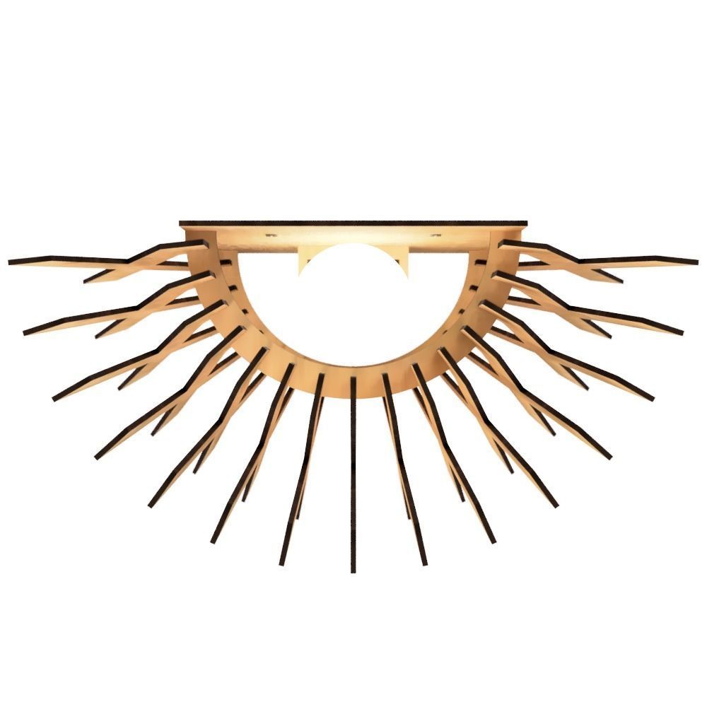 WALL LIGHT STL AND DXF FILES 7 3D model 3D printable | CGTrader