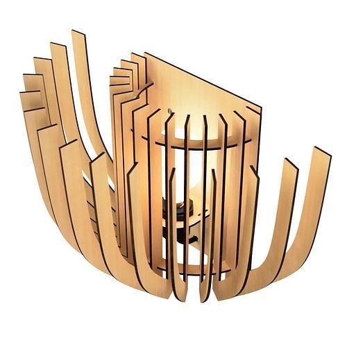 WALL LIGHT STL AND DXF FILES 8 3D model 3D printable | CGTrader