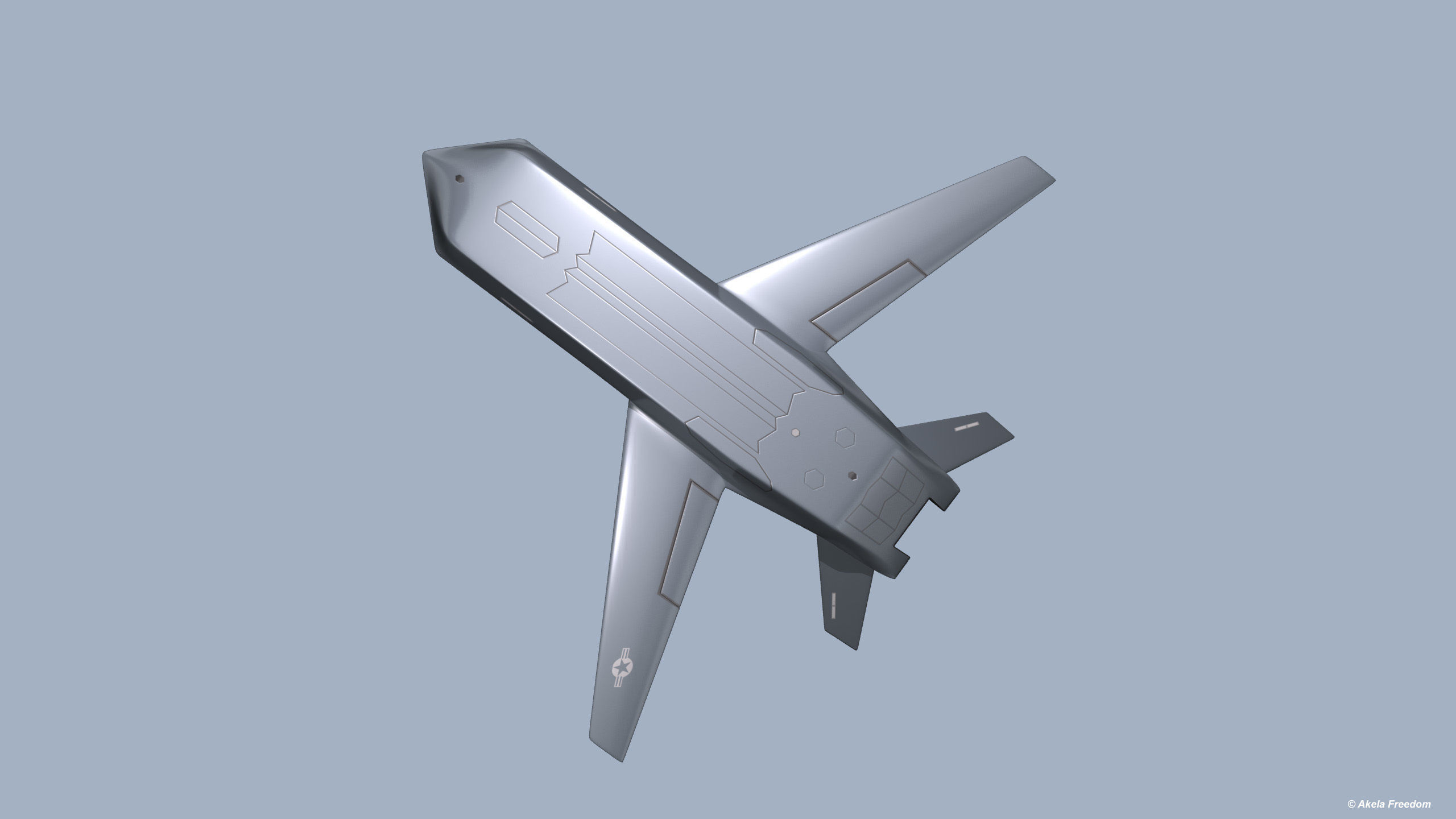 Gambit 2 UCAV 3D model | CGTrader