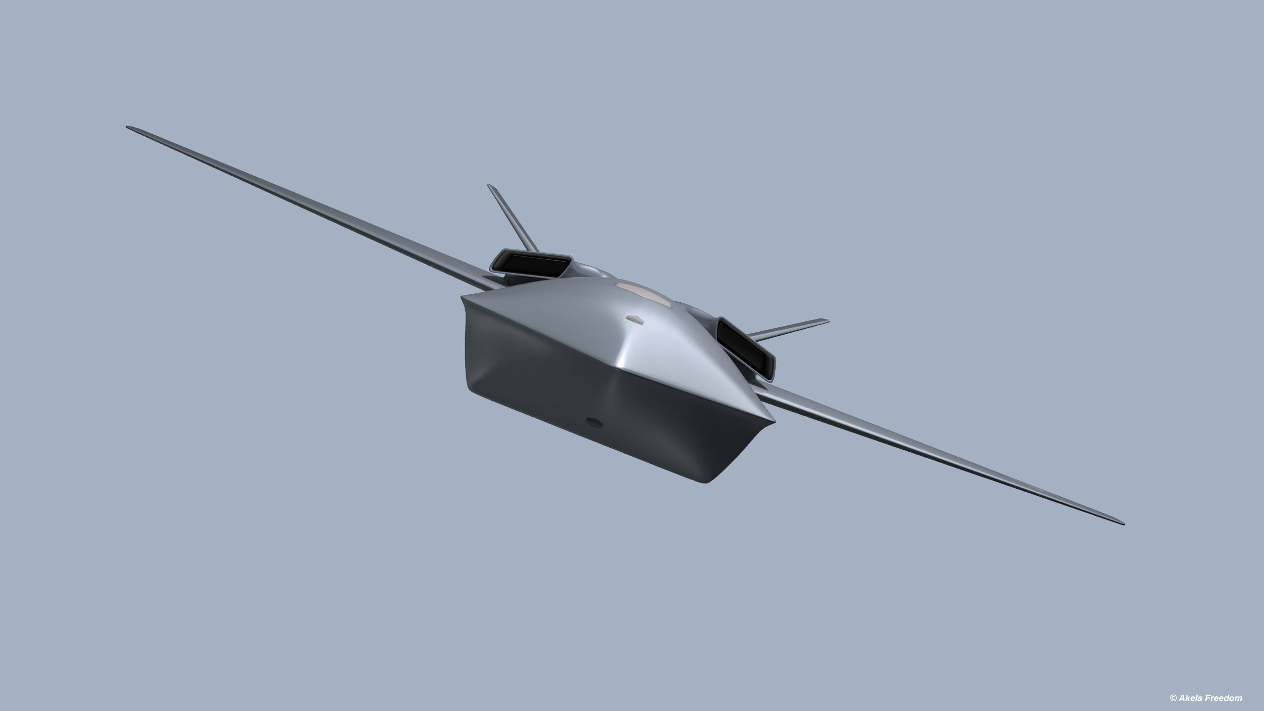 Gambit 2 UCAV 3D model | CGTrader