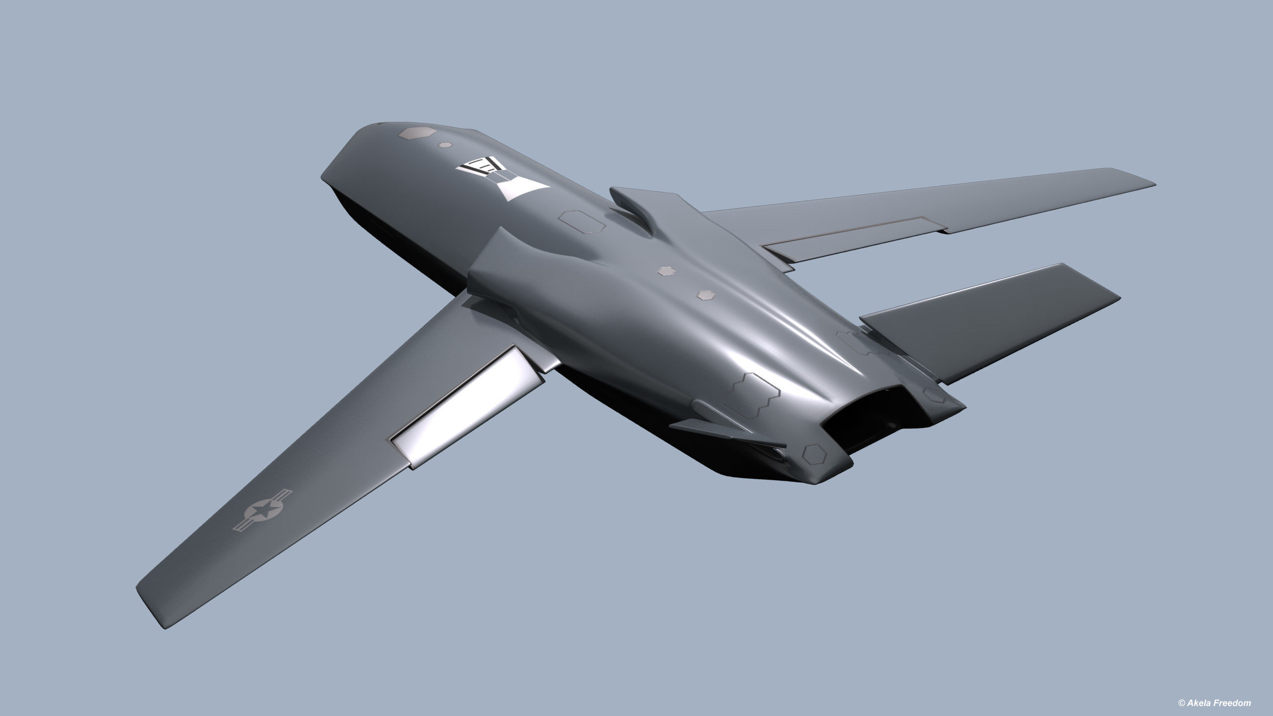 Gambit 2 UCAV 3D model | CGTrader