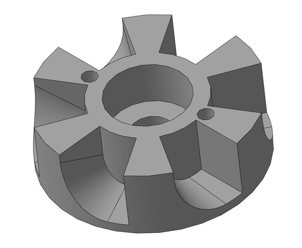 BIND COUPLING OF BLENDER MOULINEX 3D model 3D printable | CGTrader