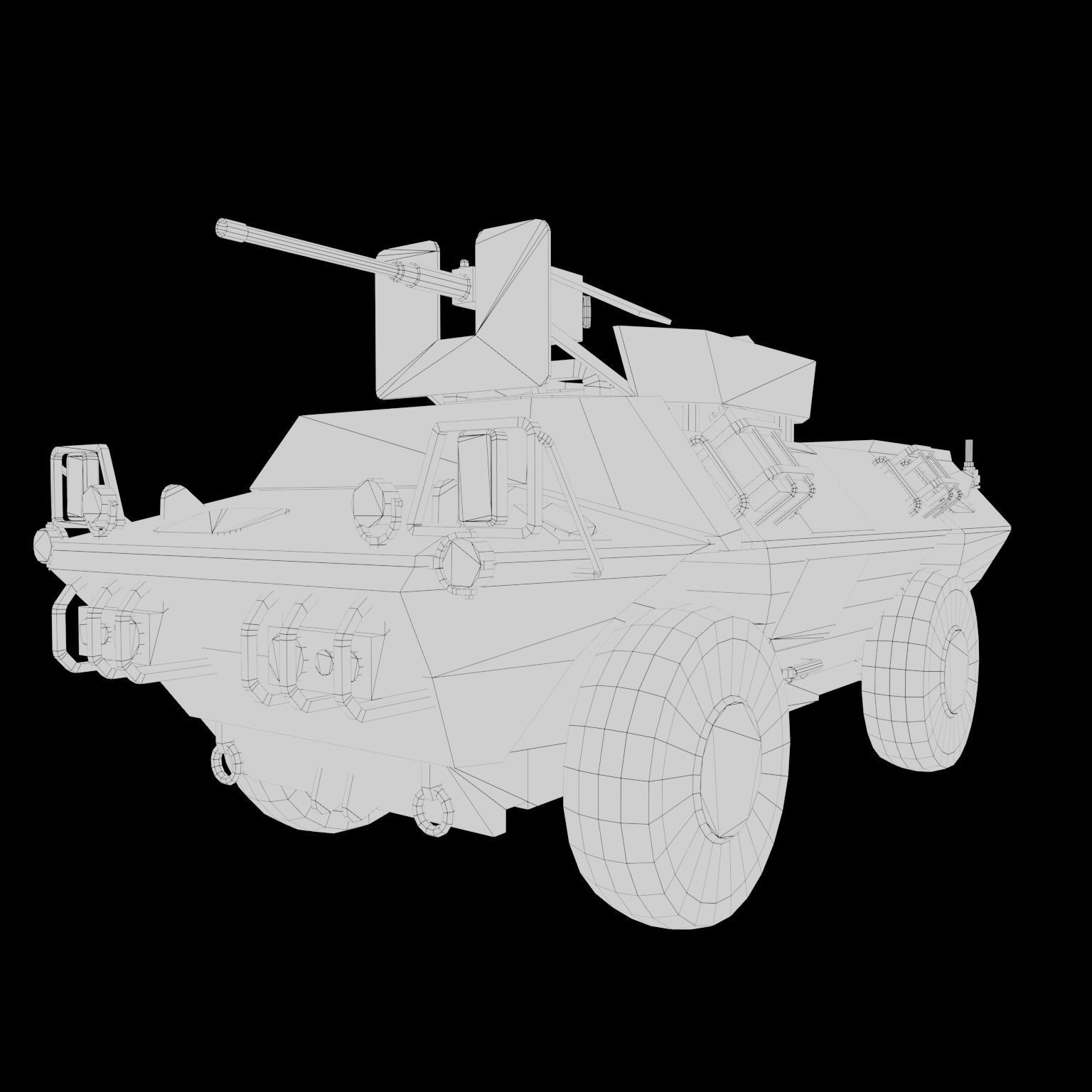 3D model The M1117 Guardian Armored Security Vehicle VR / AR / low-poly ...