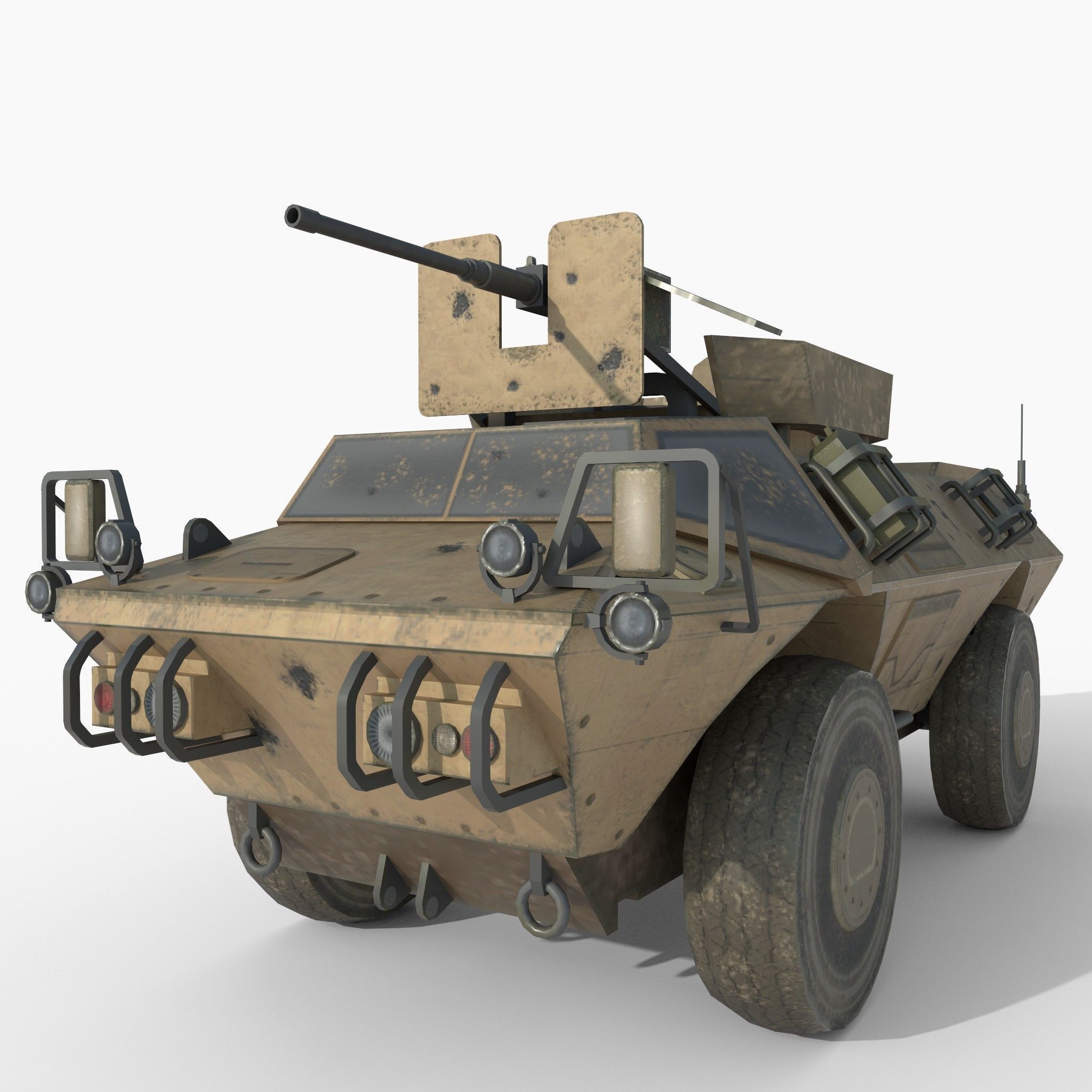 3D model The M1117 Guardian Armored Security Vehicle VR / AR / low-poly ...