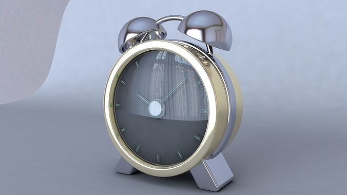 Alarm clock 3D model | CGTrader