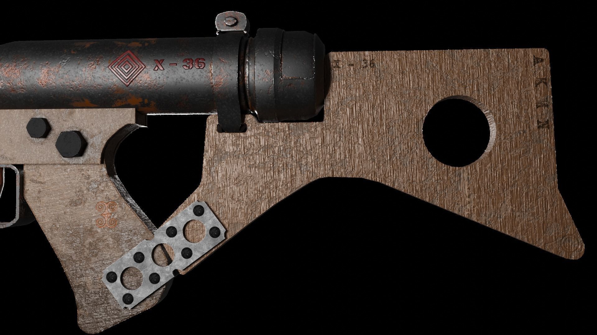 3D model Submachine Gun VR / AR / low-poly | CGTrader