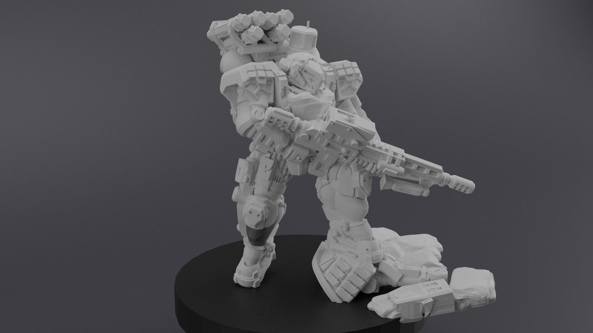 Battle Brothers Defender 3D model 3D printable | CGTrader