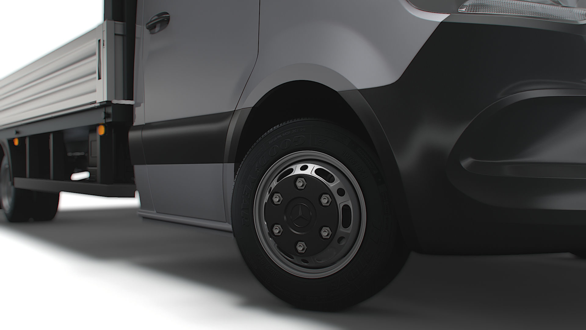 Mercedes Benz Sprinter Single Cab Tipper 2023 3D model | CGTrader