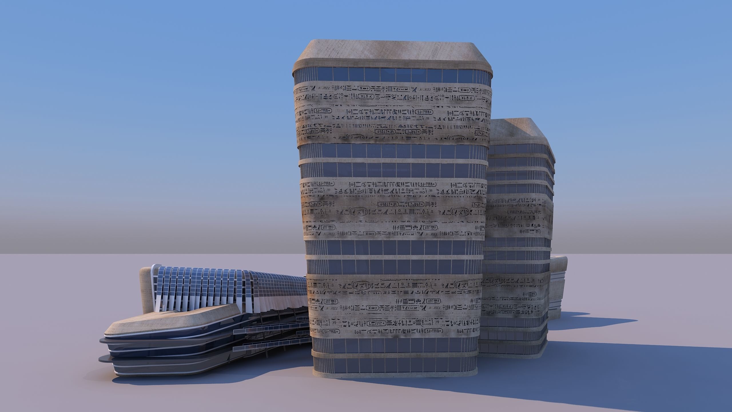 0159 - Complex Building 3D model | CGTrader