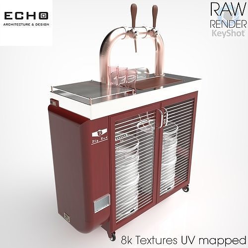 3D model Beer Dispenser VR / AR / low-poly | CGTrader