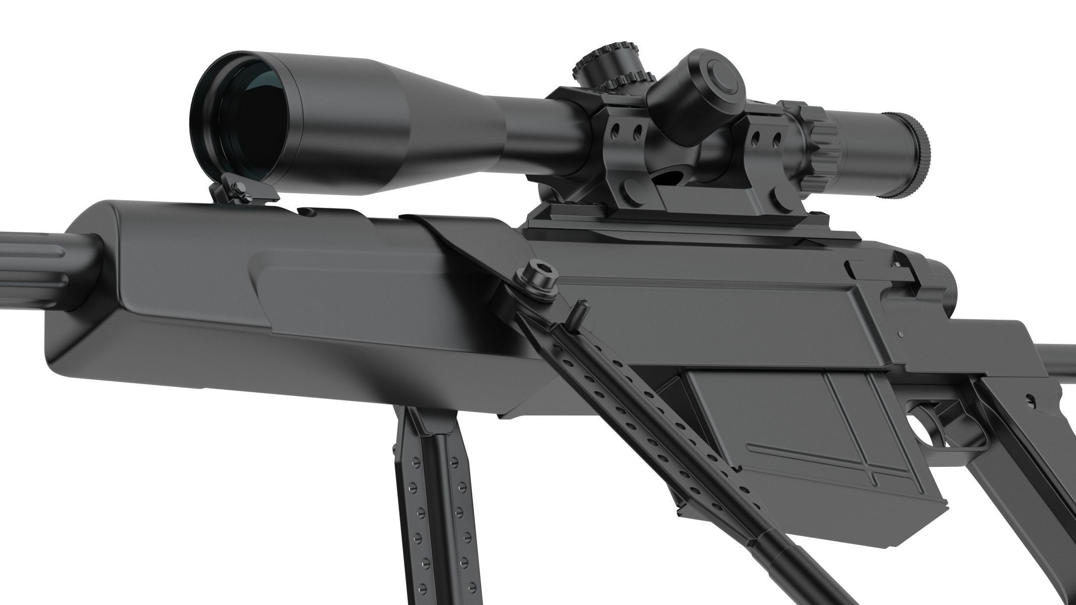 Zastava M93 Black Arrow Anti-materiel Rifle 3D model | CGTrader