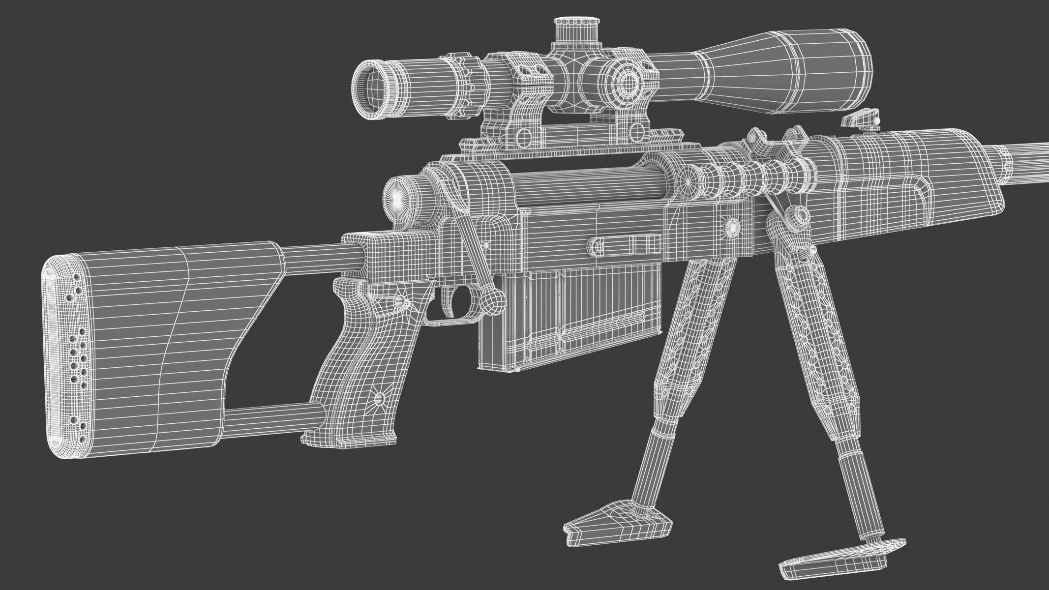 Zastava M93 Black Arrow Anti-materiel Rifle 3D model | CGTrader