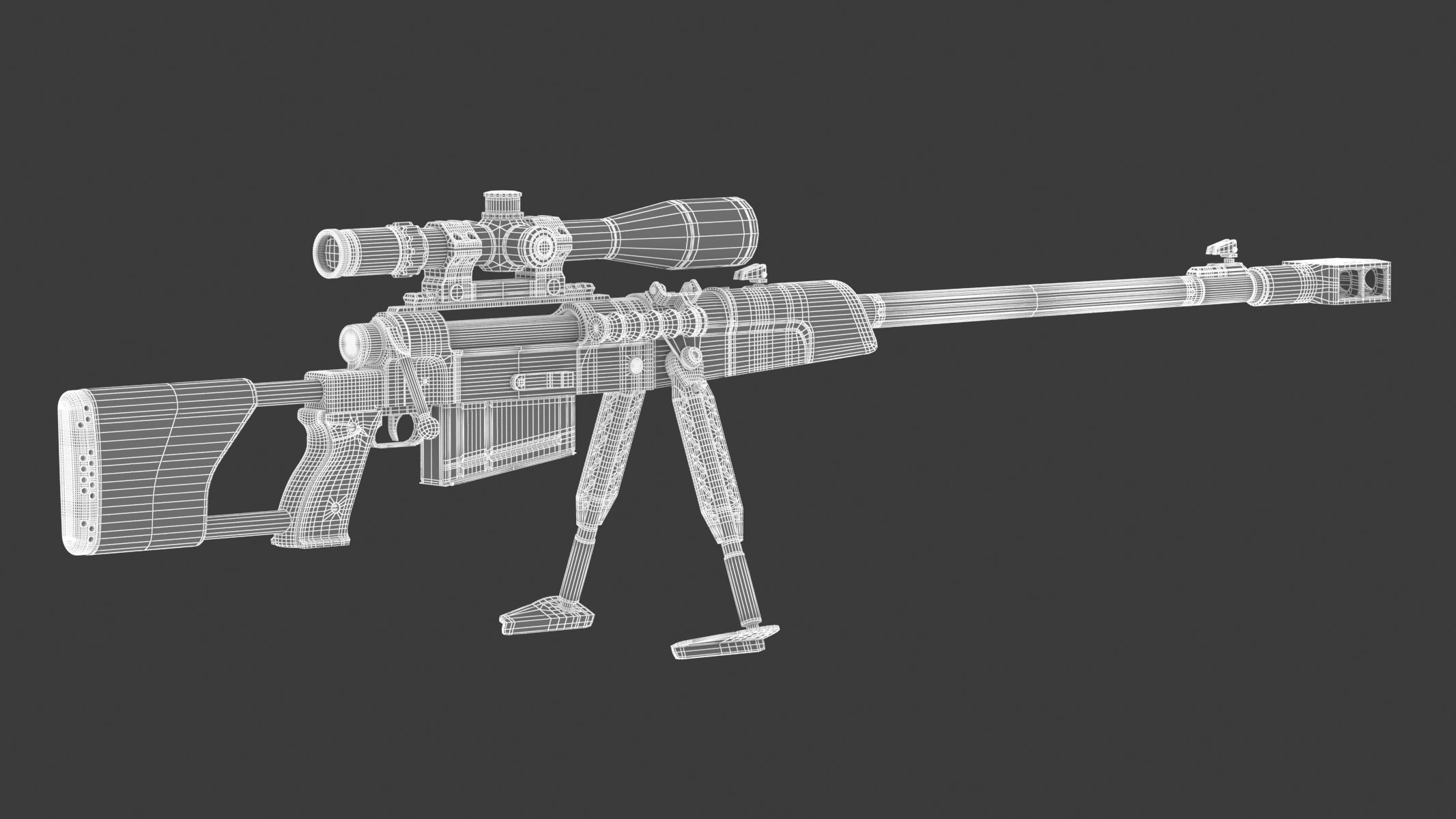 Zastava M93 Black Arrow Anti-materiel Rifle 3D model | CGTrader