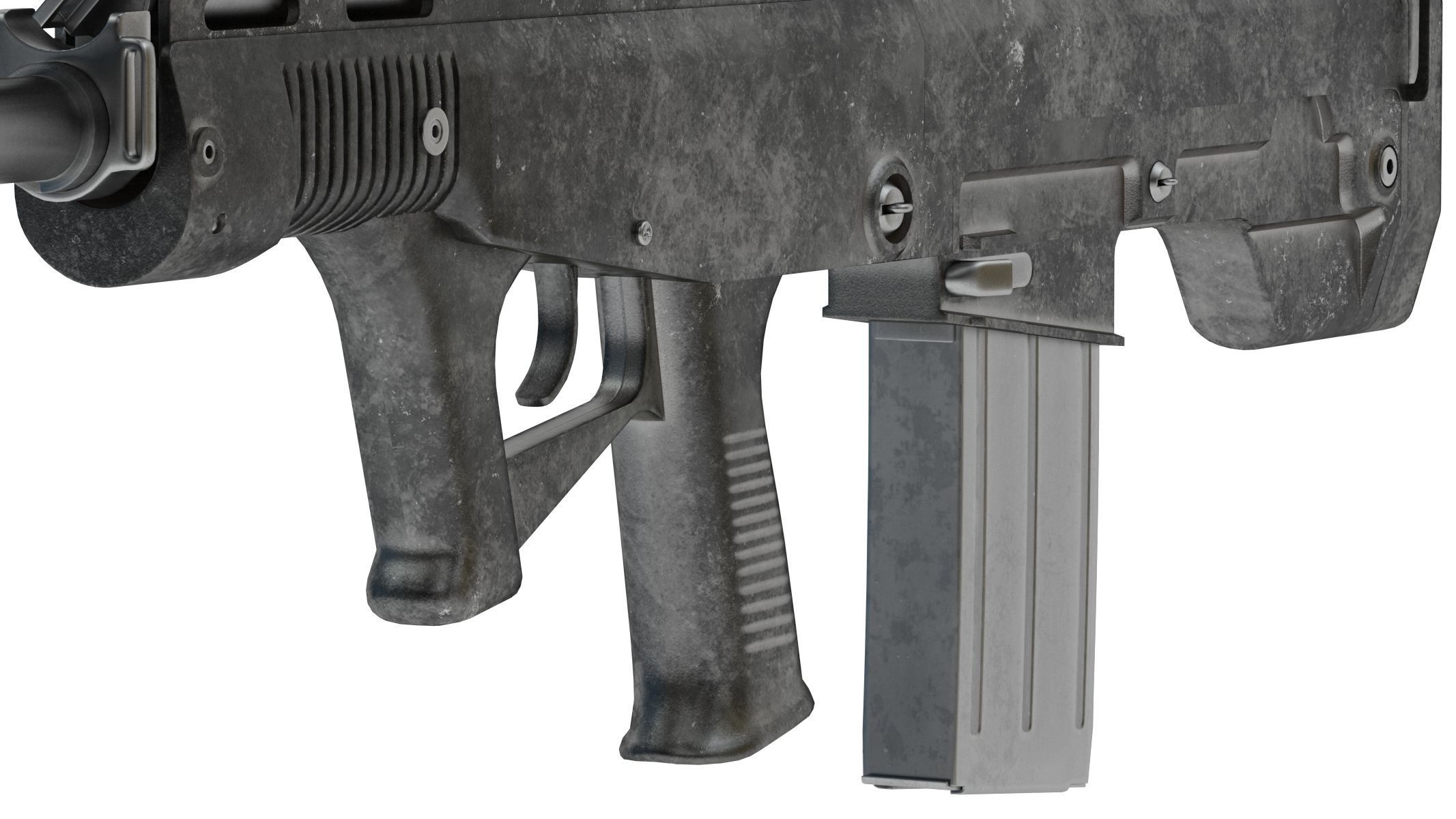 3D model LA-K12 Puma Bullup Shotgun PBR Low Poly VR / AR / low-poly ...